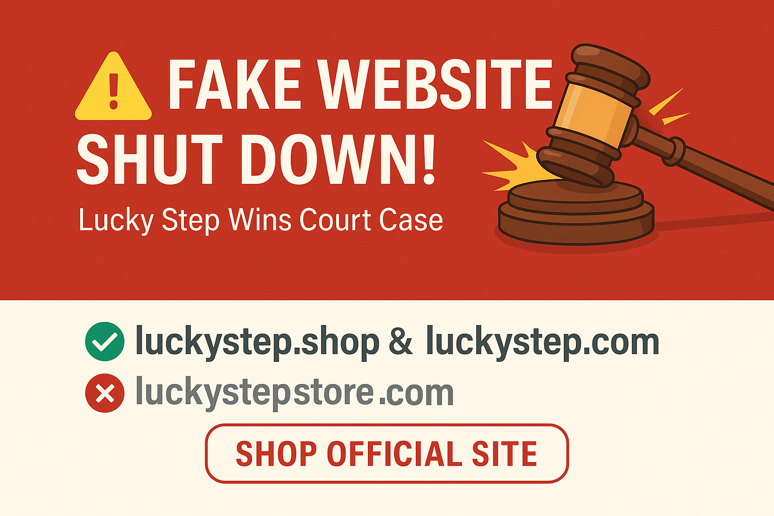 Lucky Step Takes Down Fake Website Through Legal Action Against Cloud